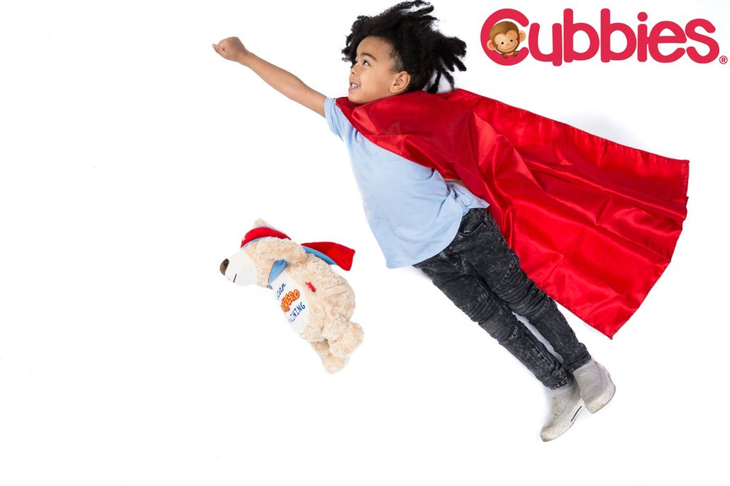 Cubbies Embroidery Blank - Red/Blue Superhero Bear – Alwaze Apparel